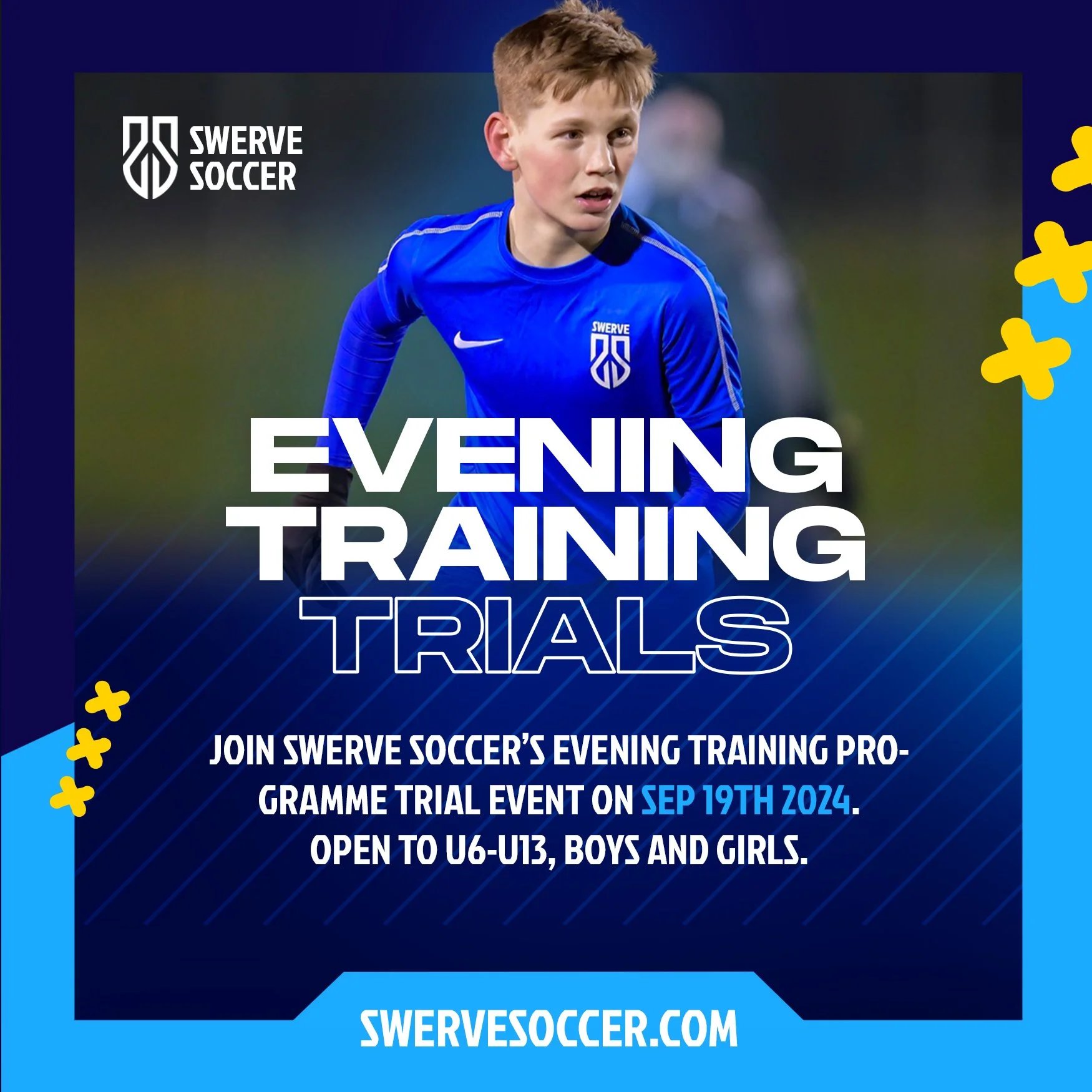 2024 Football Academy Trials in Hailsham — Swerve Soccer
