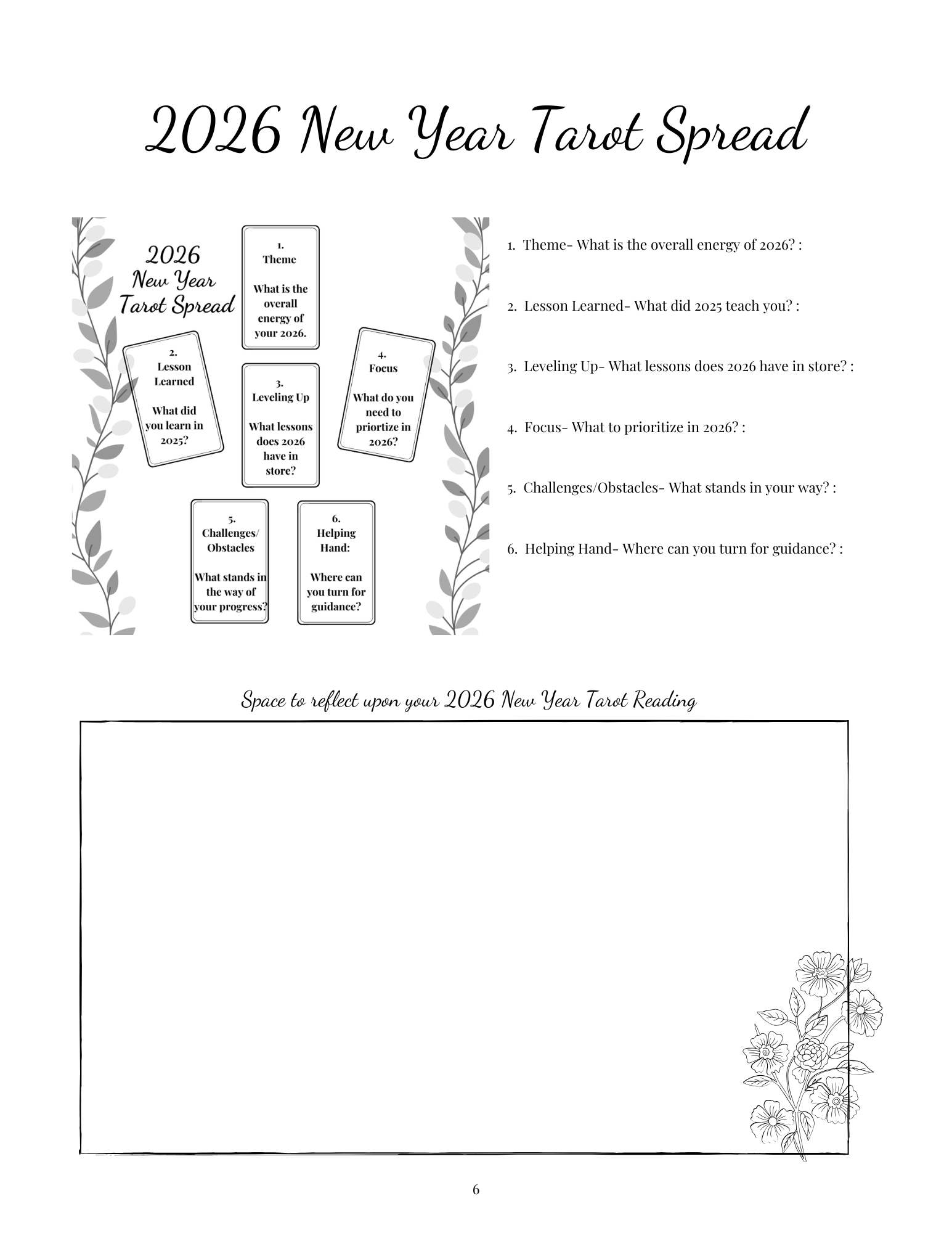 The Willow Path 2026 Planner — The Willow Path Tarot