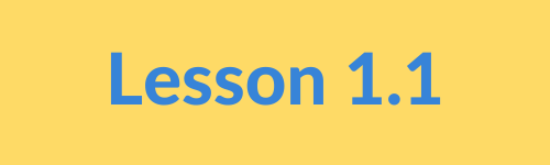 Lesson 1.1 — The Good Project