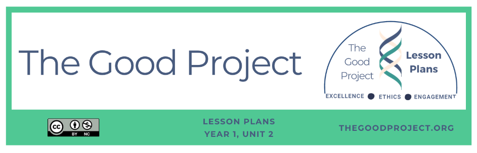 Year 1 - Unit 2 Self Assessment — The Good Project