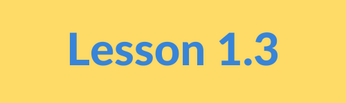 Lesson 1.3* — The Good Project