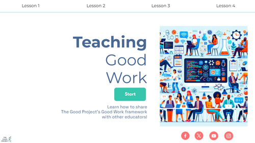 Train-the-Trainers Materials — The Good Project