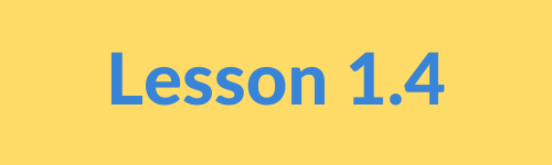 Lesson 1.4 — The Good Project