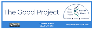 Year 1 Lesson 3.2 - Responsibility — The Good Project