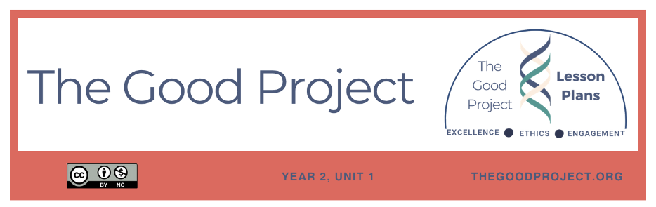 Year 2 - Unit 1 Self Assessment — The Good Project