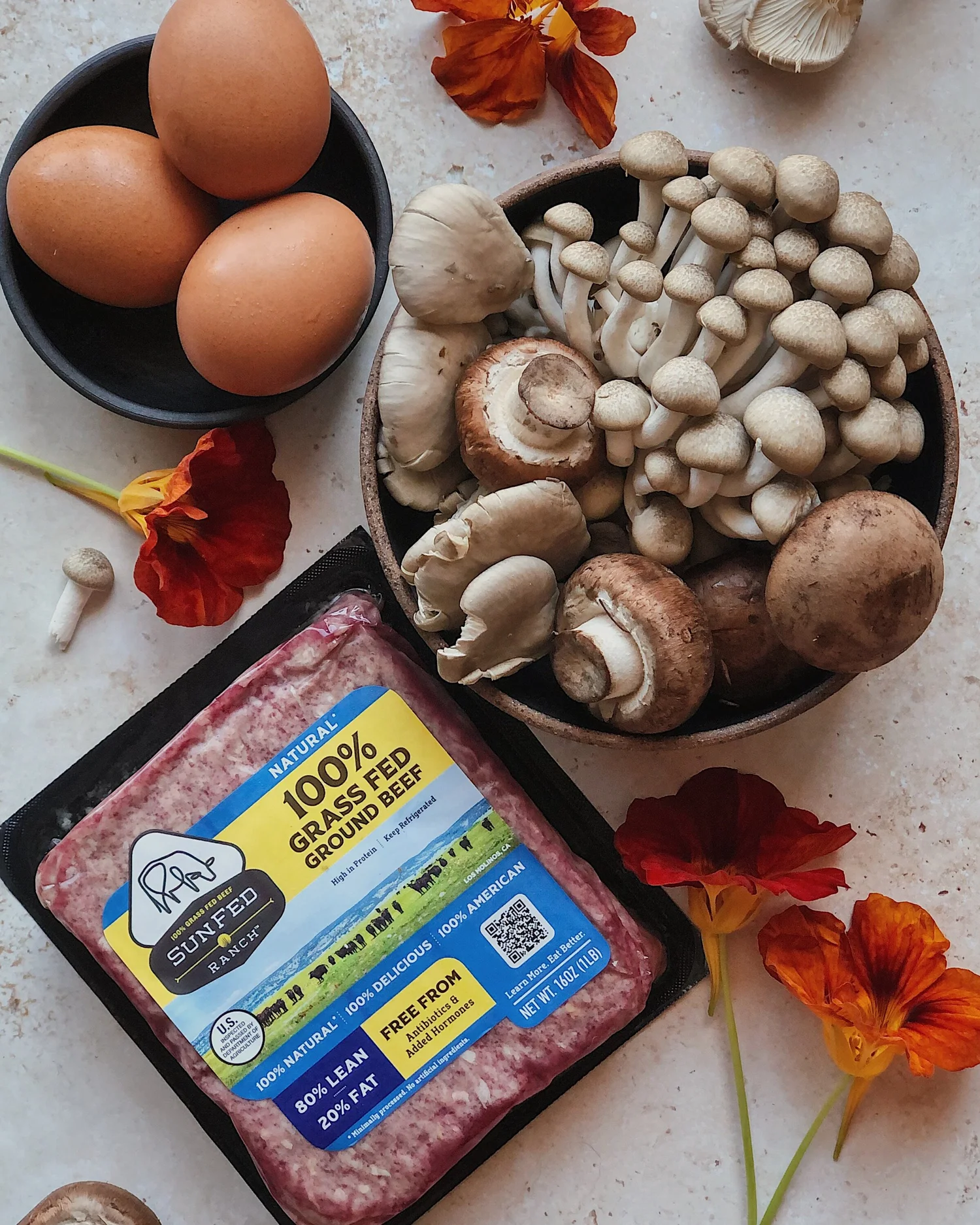 Meatball Loco Moco with Sweet Soy Mushroom Gravy — Lily Morello