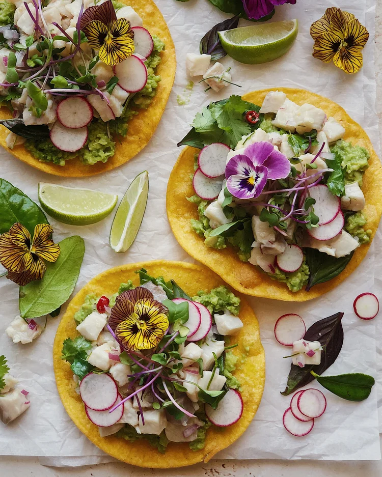Southeast Asian Inspired Ceviche with Thai Chili and Makrut Lime Leaves ...