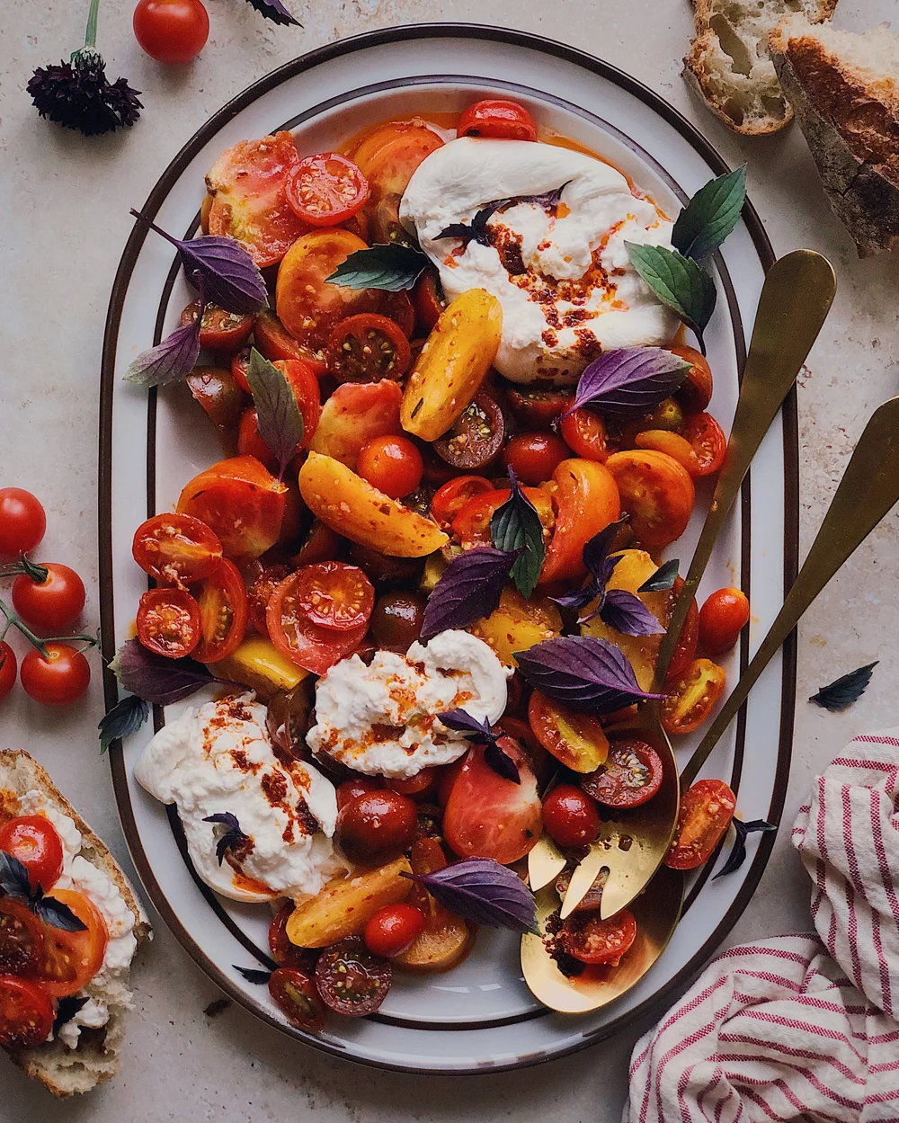 Mala Marinated Tomatoes in Chinese-Inspired Chili Oil Dressing — Lily ...