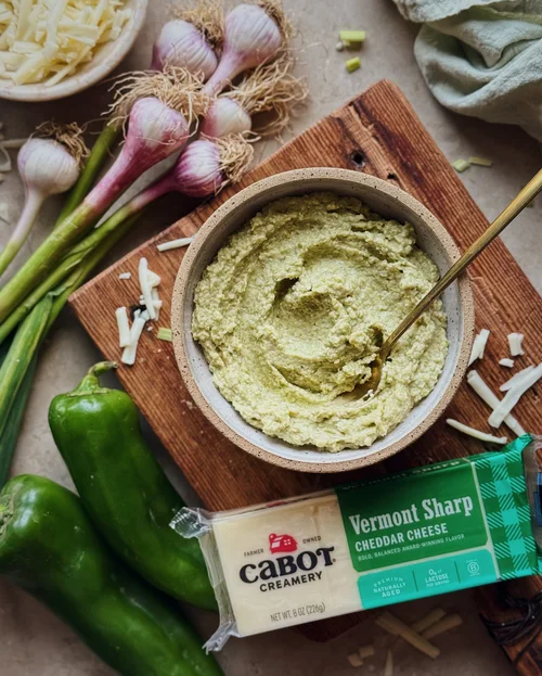 Green Pimento Cheese Crostini with Spring Vegetables Recipe — Lily Morello