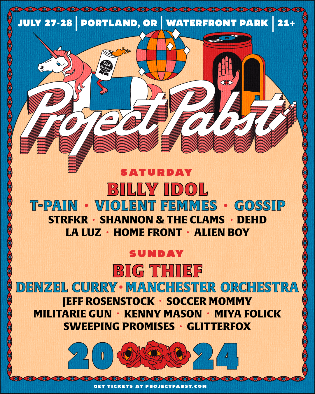 Project Pabst Announces Billy Idol, Big Thief, Violent Femmes ...