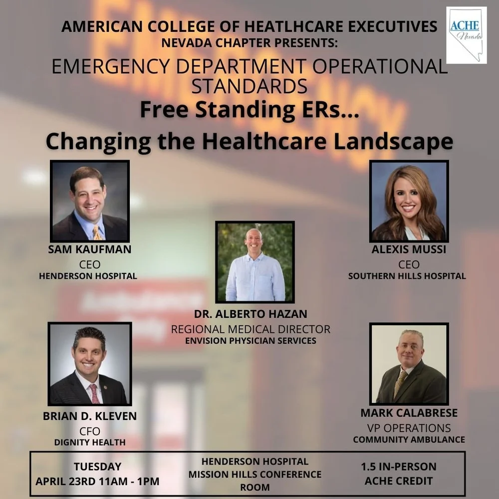Upcoming Events — Nevada Healthcare Forum