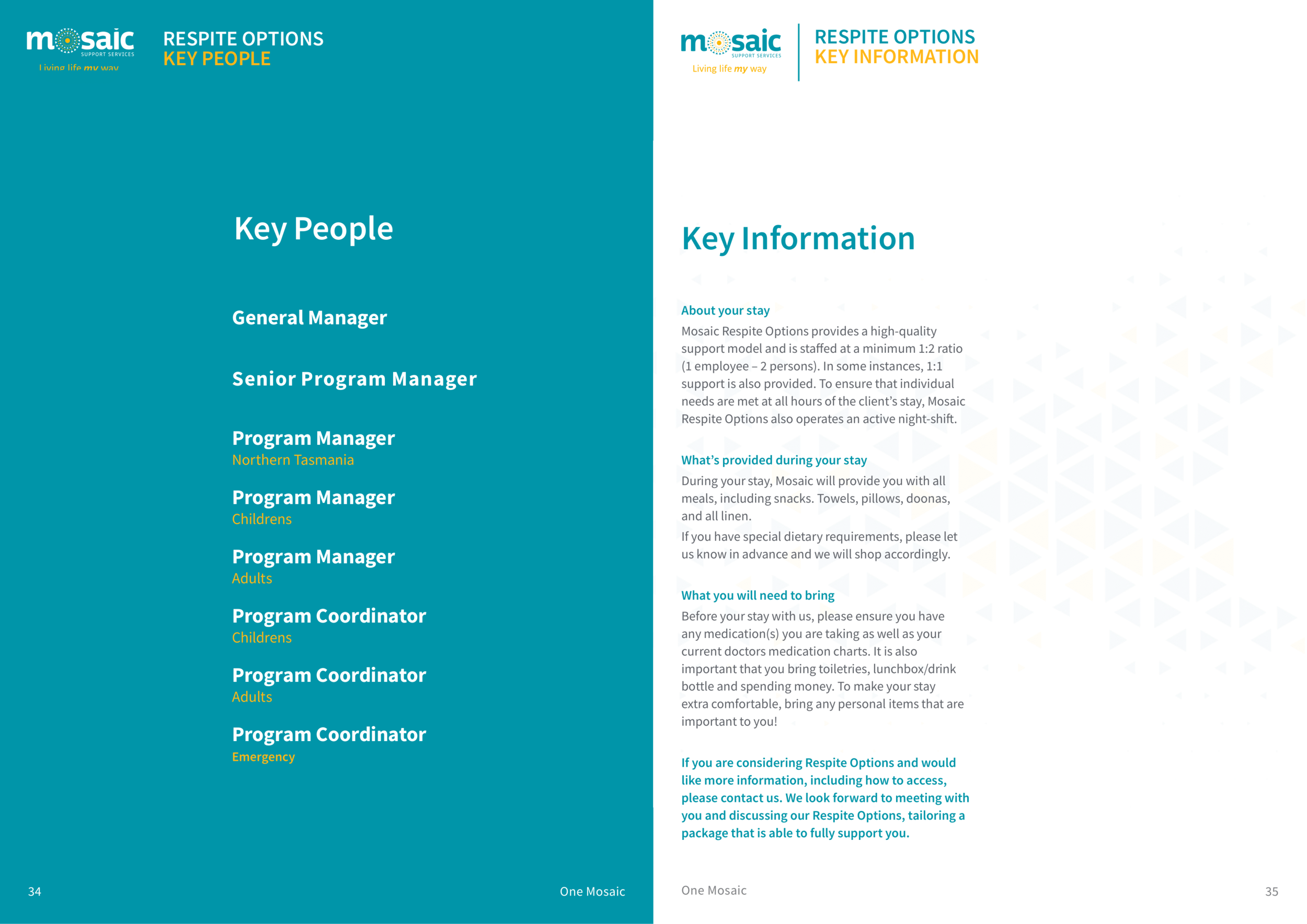 The Mosaic Handbook — Mosaic Support Services