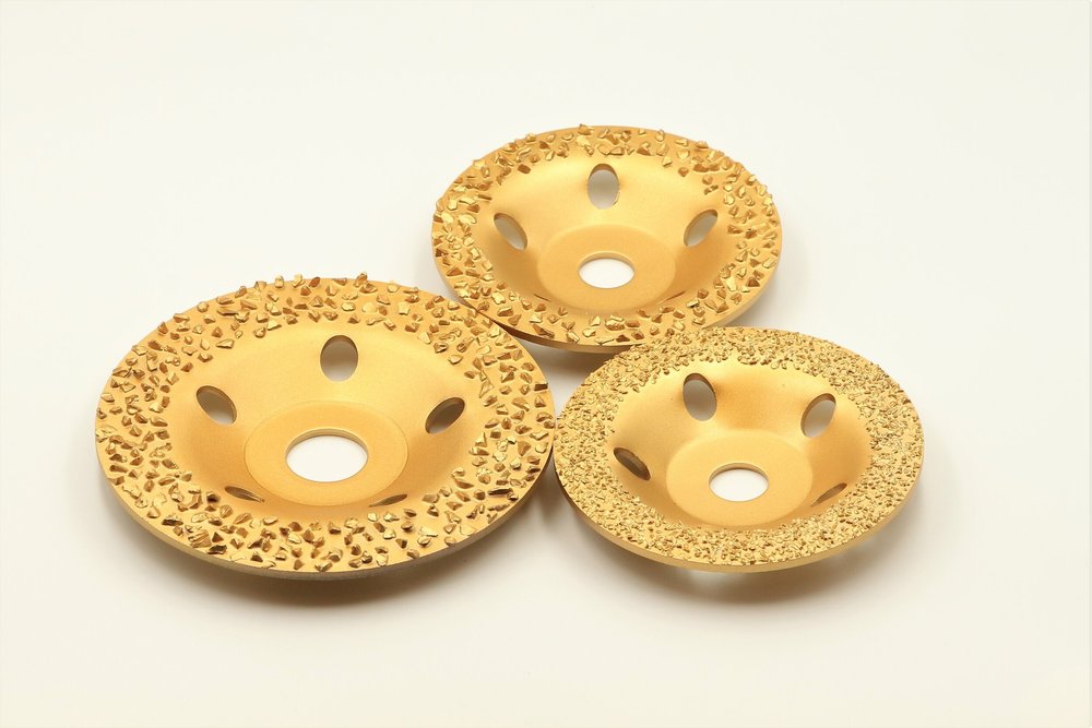 Vacuum Brazed Fluting Wheels, 100mm x 22.23mm centre — Elite Stone Tools