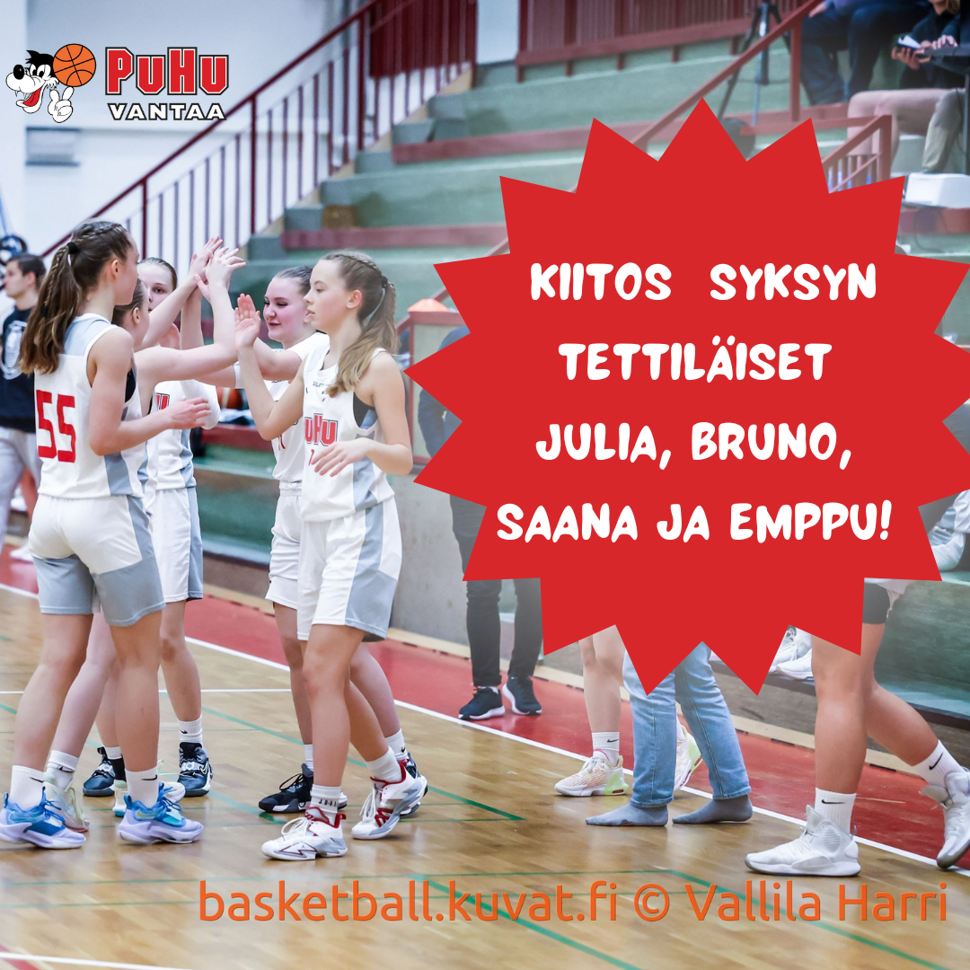 Kiitos syksyn tettiläiset! — Puhu Juniorit