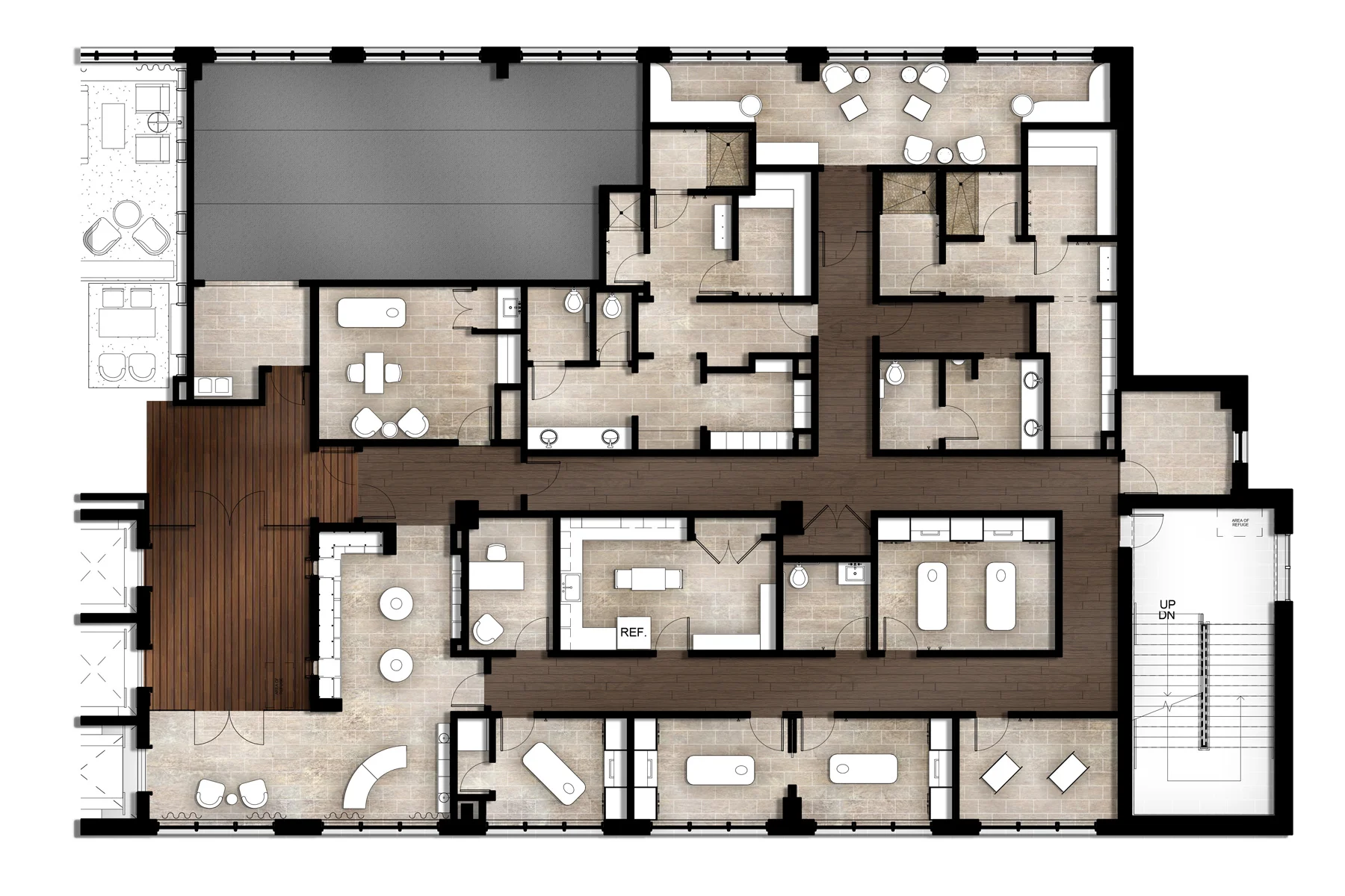 Hotel Spa Floor Plan