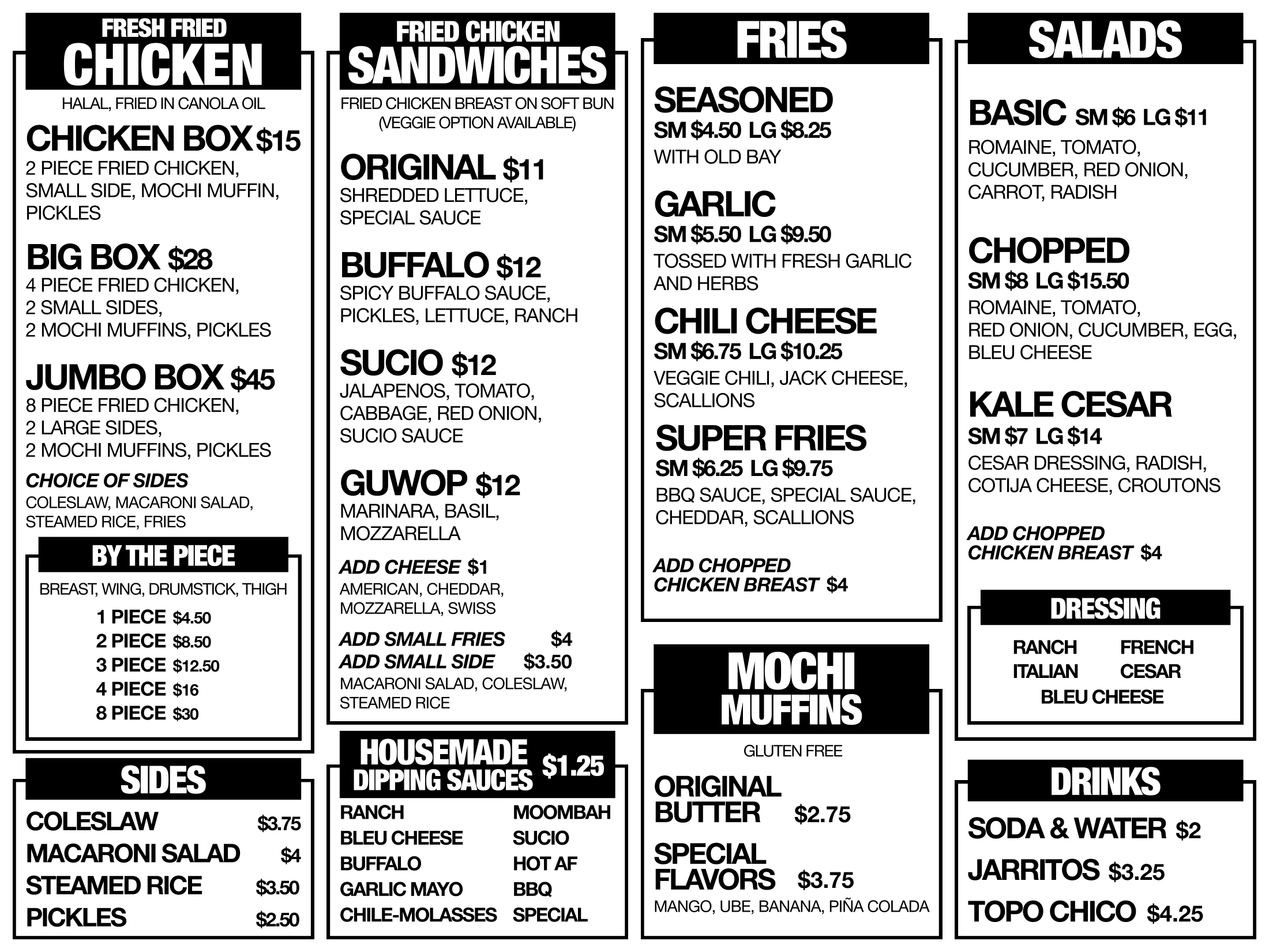 Landing page — SF CHICKENBOX