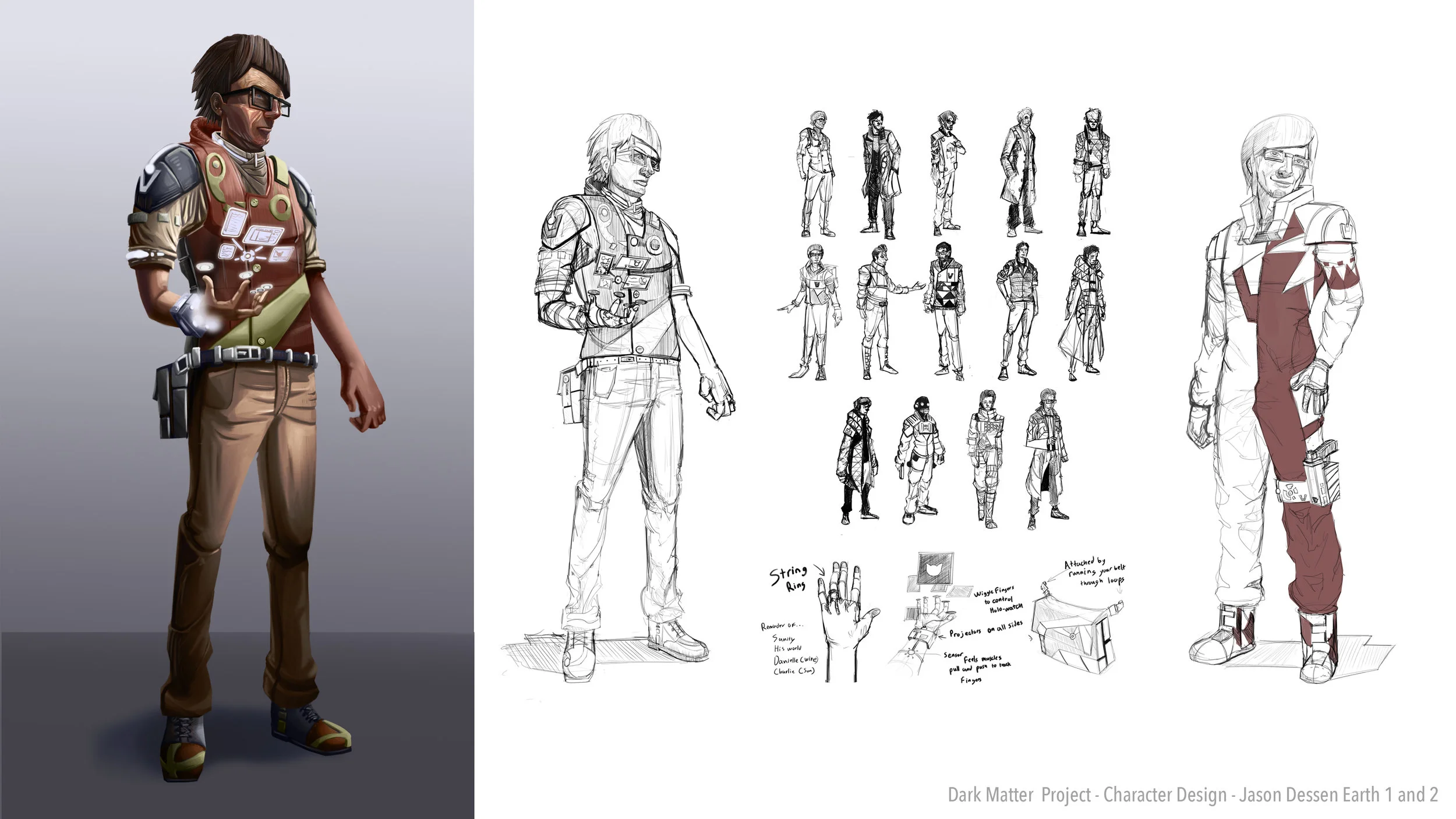 Uncharted Character Concept Art