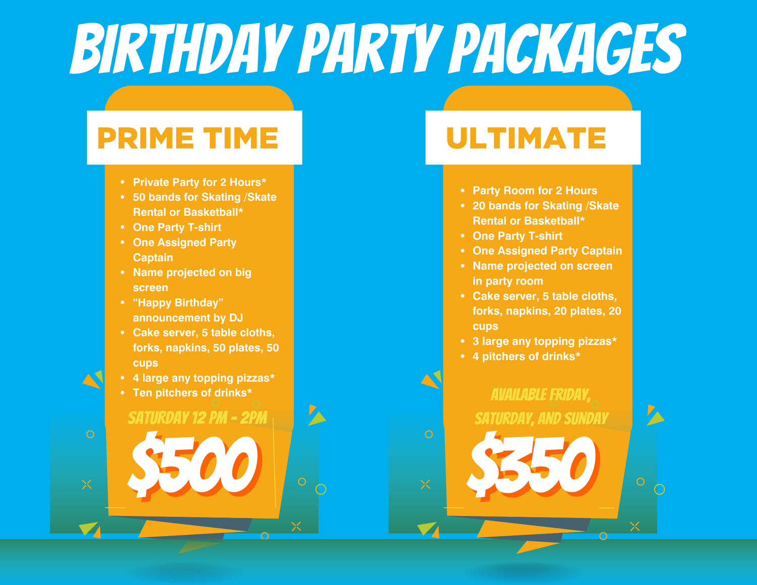 Birthday Party Packages — Change Center Knoxville