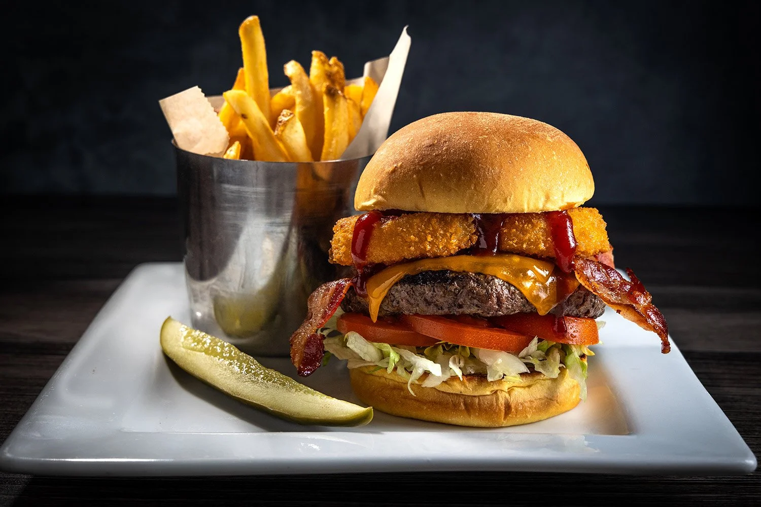 COWBOY UP BURGER* — Hennessey's Tavern