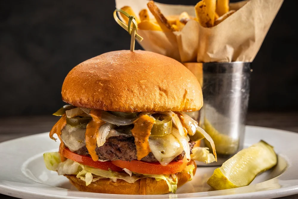 CHIPOTLE FIRE BURGER — Hennessey's Tavern