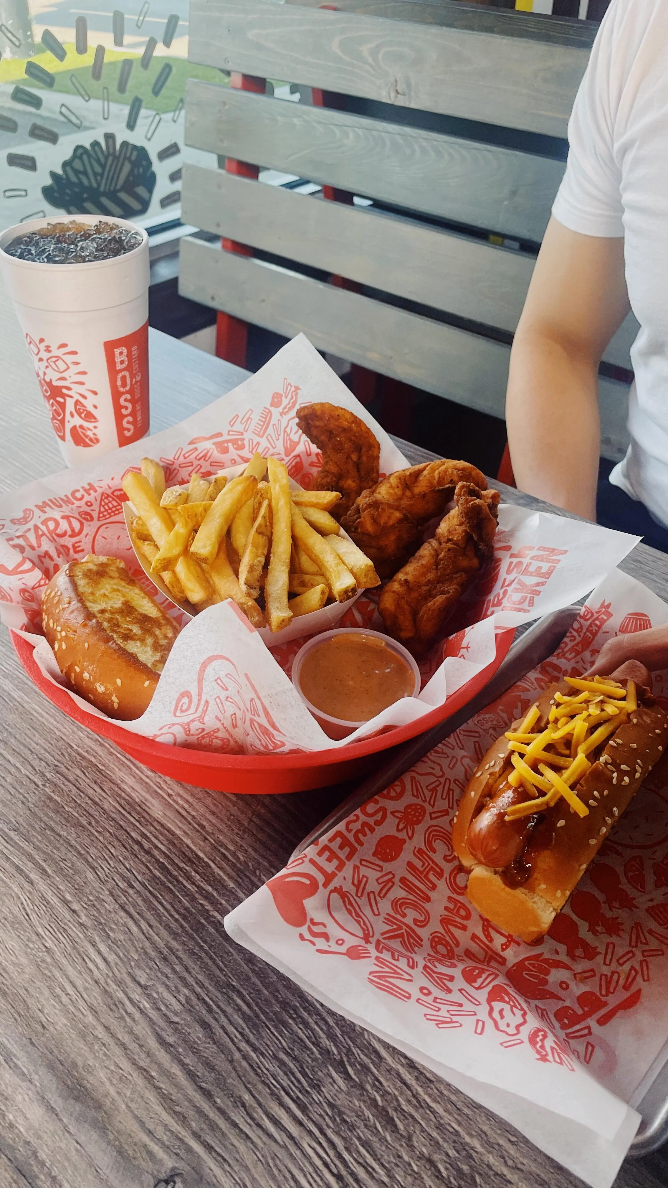 BOSS Tenders, Dogs & Custard