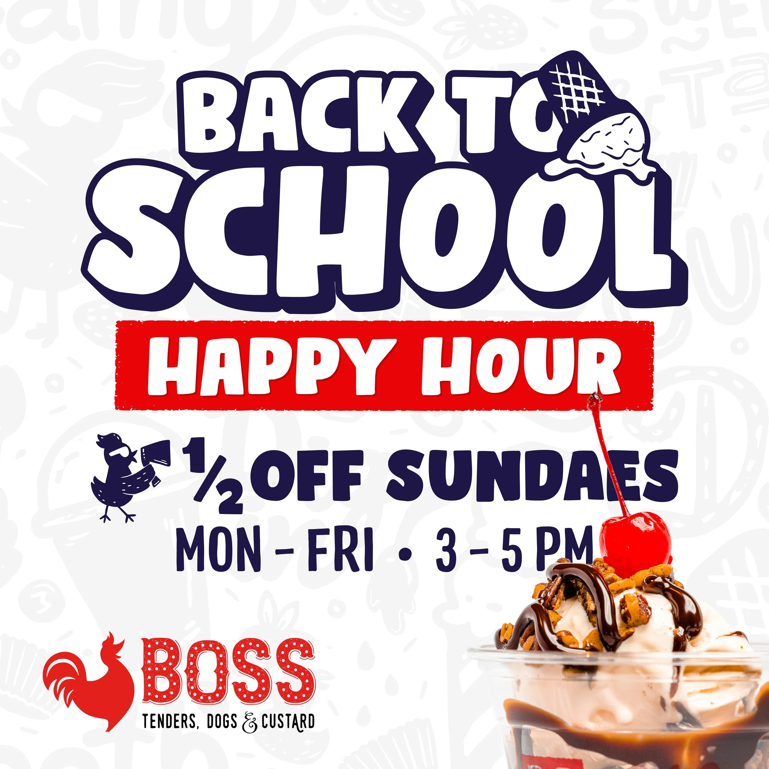 BOSS Tenders, Dogs & Custard