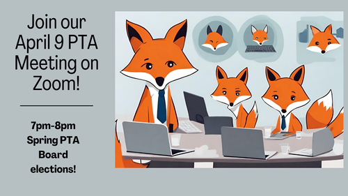 April 7 PTA Meeting at 7pm on ZOOM! — Bayard Rustin ES PTA