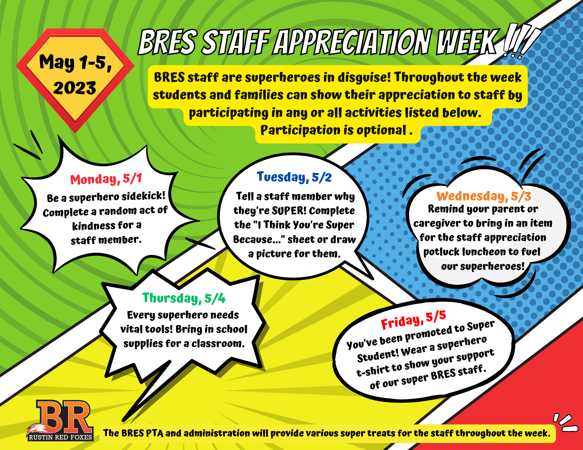 BRES Staff are SUPERHEROES! Staff Appreciation Week is May 1-5 — Bayard ...