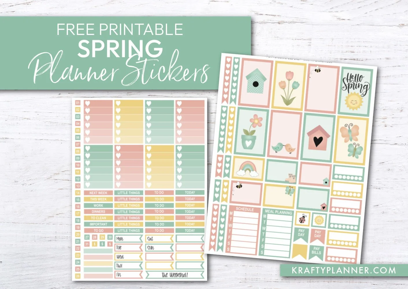 Free Happy Planner Sticker Printables - FREE Printables