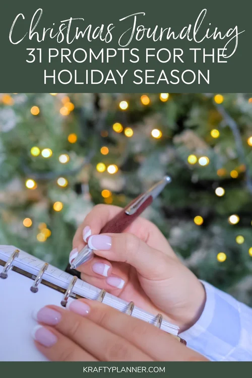 Christmas Journaling: 31 Prompts for the Holiday Season — Krafty Planner
