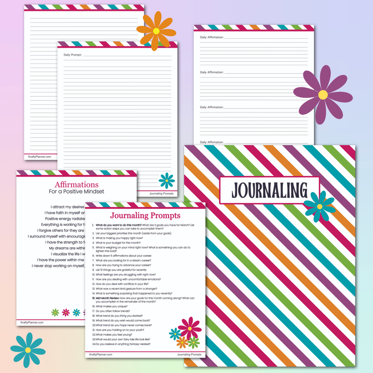 Journaling Prompts and Affirmations for May — Krafty Planner