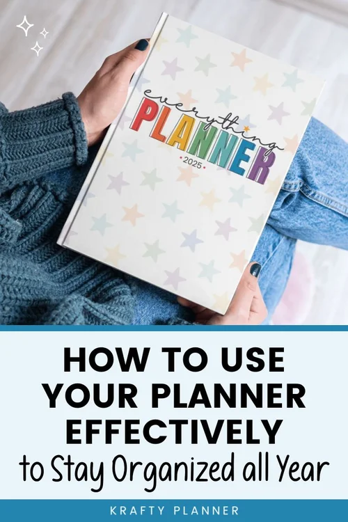 How to Use Your Planner to Stay Organized — Krafty Planner
