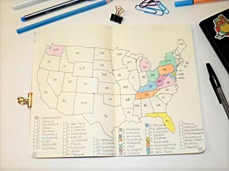 Flashback Friday: A Favorite Bullet Journal Spread — Krafty Planner