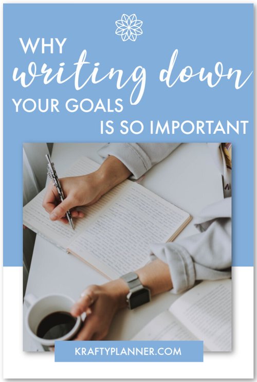 Importance Of Written Goals
