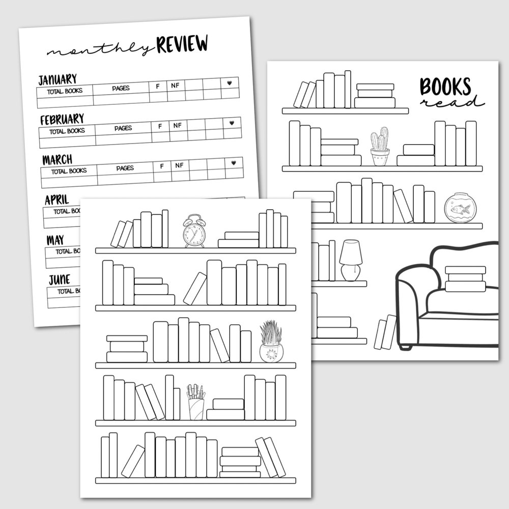 Printable Reading Journal — Krafty Planner