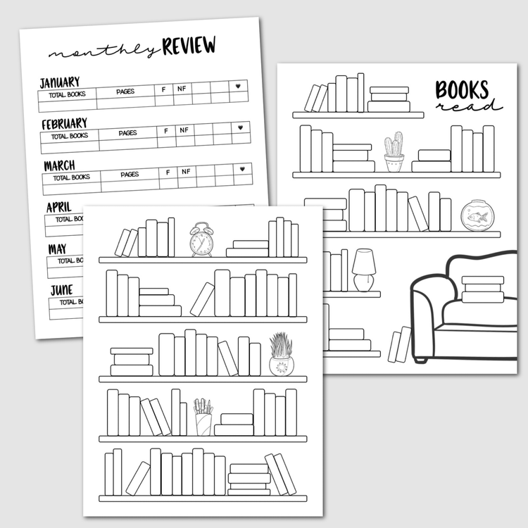 Printable Reading Journal — Krafty Planner