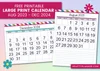 Free Printable Large Print Calendars: August 2023 - December 2024 ...