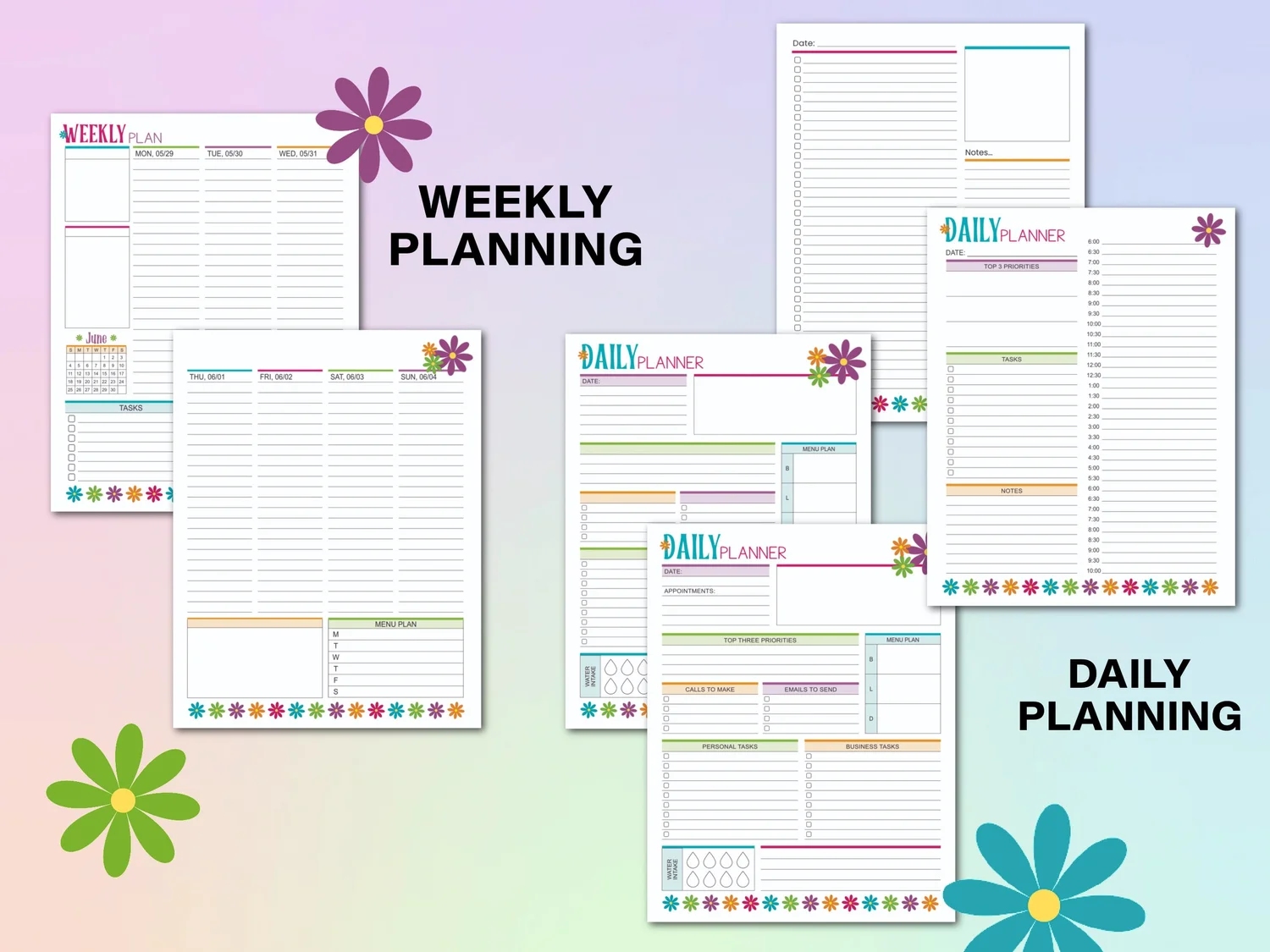 Free Printable June 2023 Planning Pages — Krafty Planner