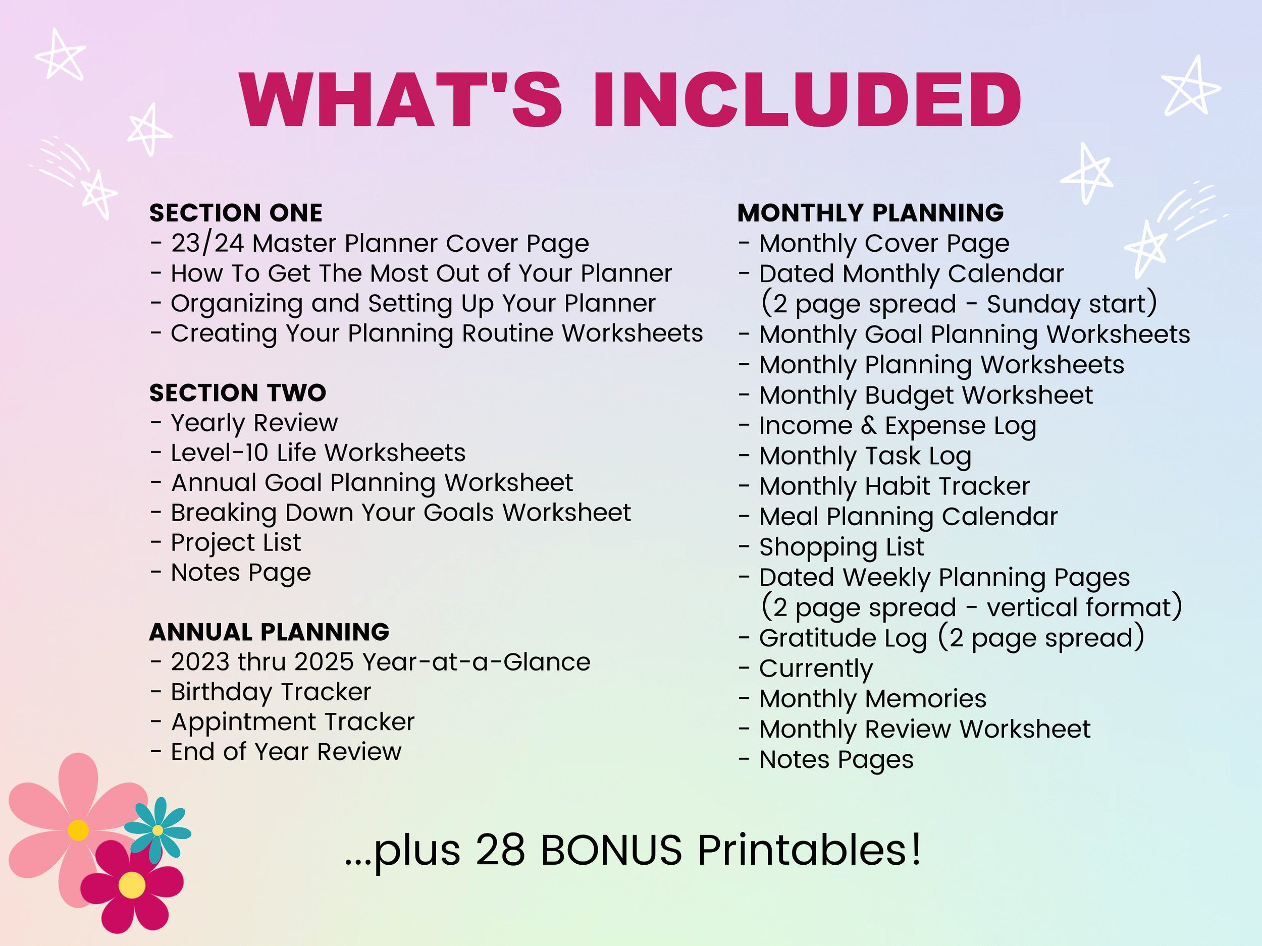 Introducing the 2023/2024 Master Planner: Your Ultimate Organizational ...