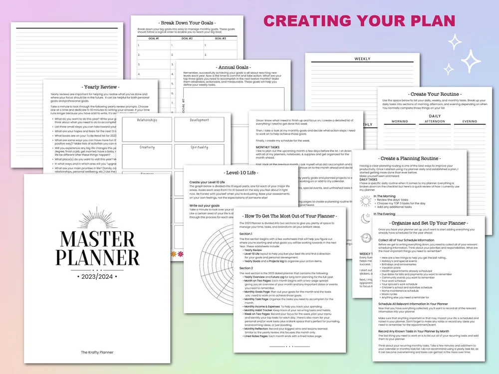 Introducing the 2023/2024 Master Planner: Your Ultimate Organizational ...