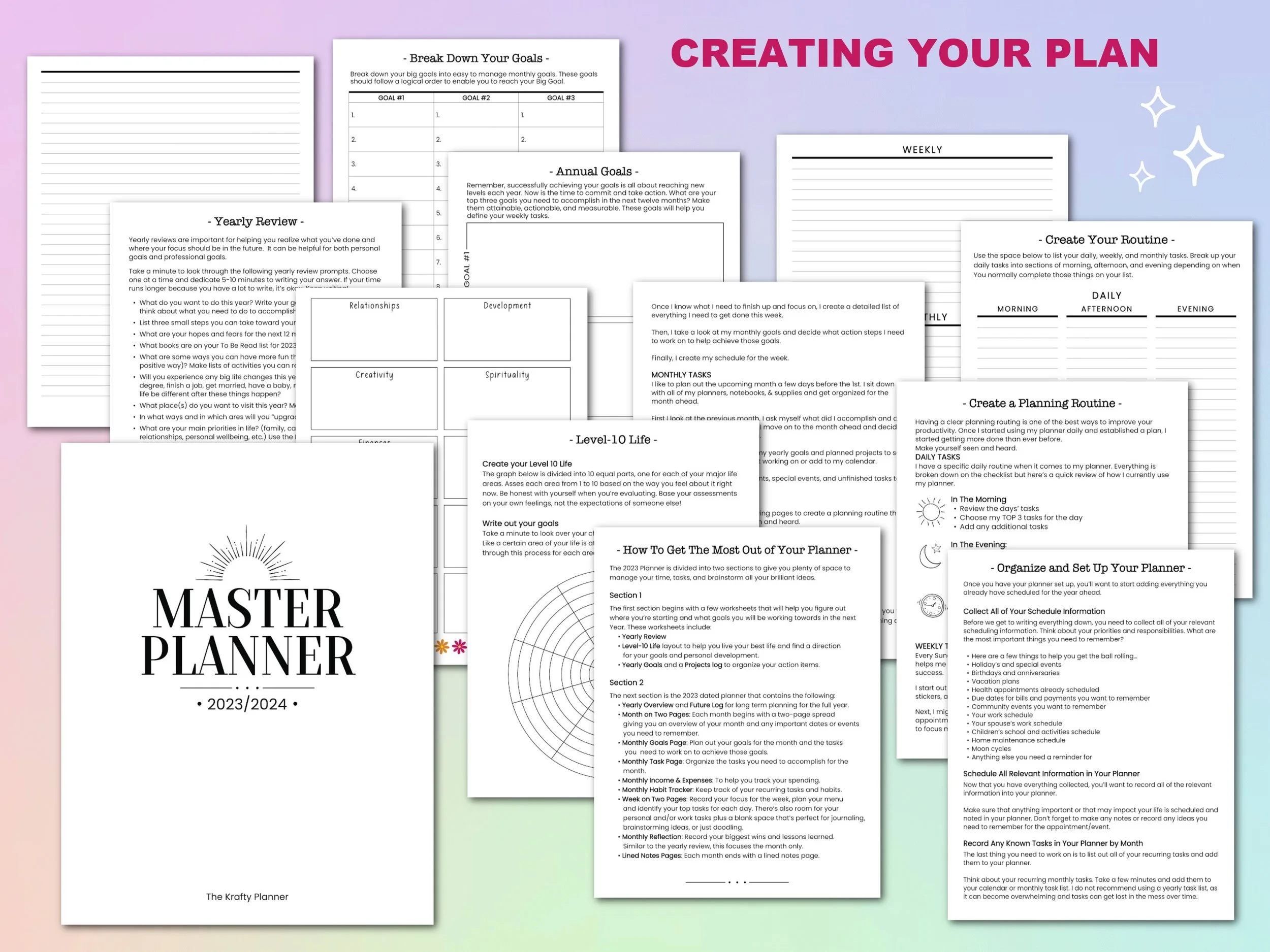Introducing the 2023/2024 Master Planner: Your Ultimate Organizational ...