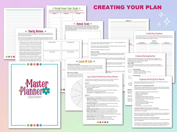 Introducing the 2023/2024 Master Planner: Your Ultimate Organizational ...