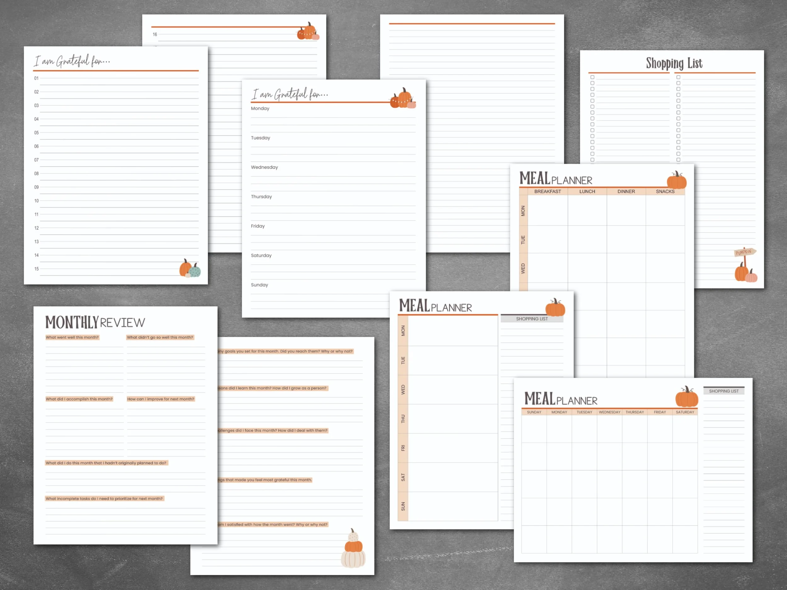 Free Printable October 2023 Planning Pages — Krafty Planner