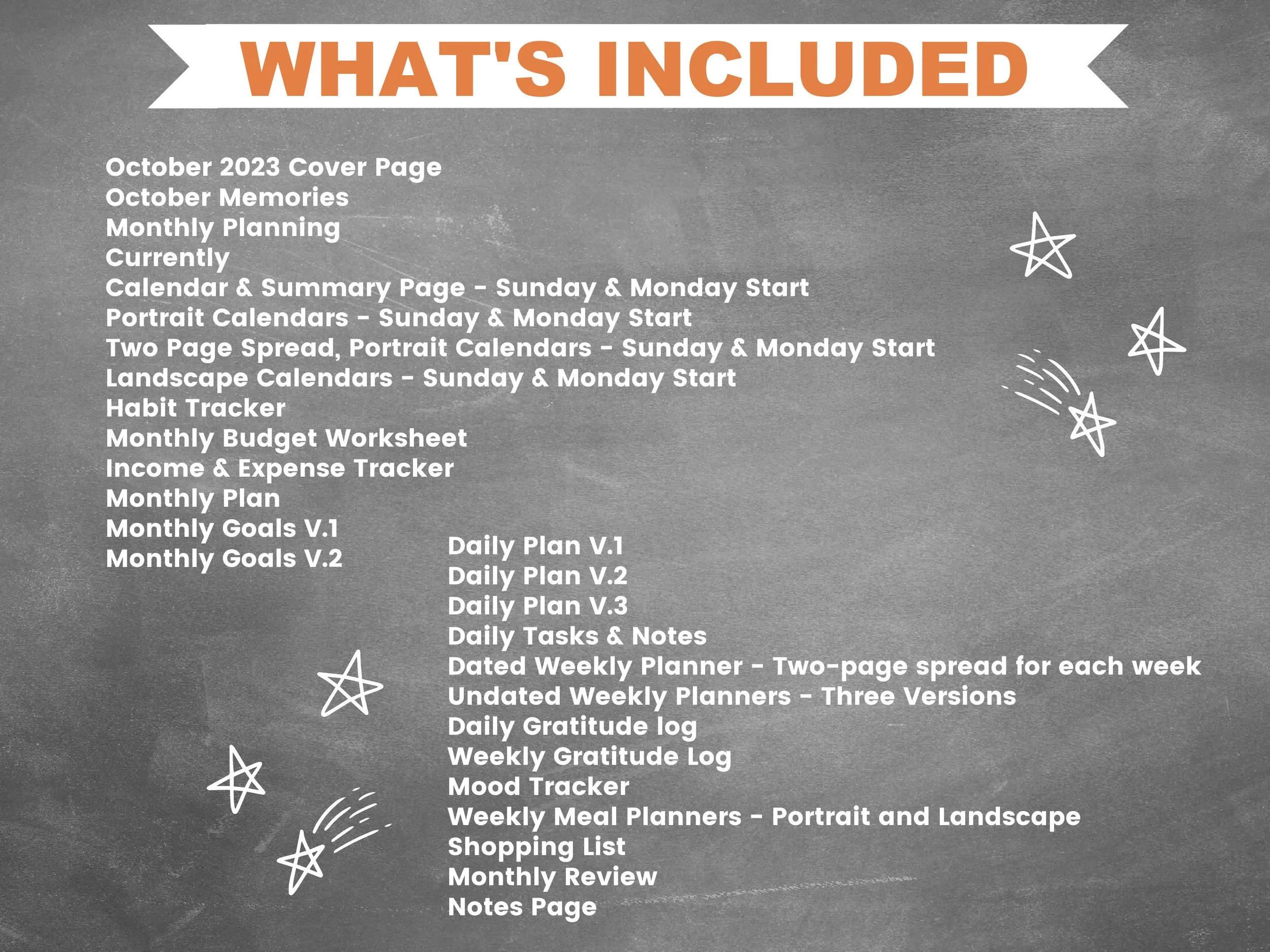 Free Printable October 2023 Planning Pages — Krafty Planner