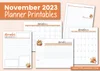 Free Printable November 2023 Planning Pages — Krafty Planner