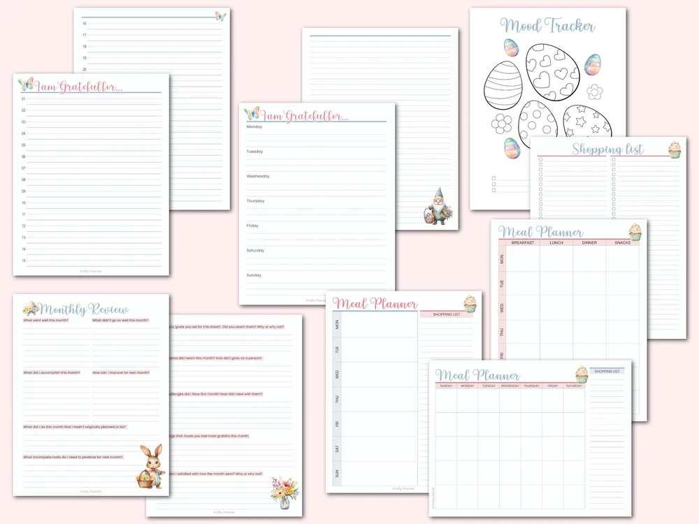 March 2024 Planner Printables — Krafty Planner