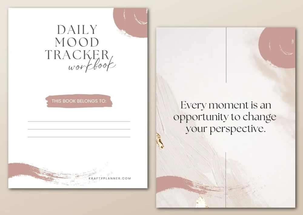 Daily Mood Tracker for Mental Wellness — Krafty Planner