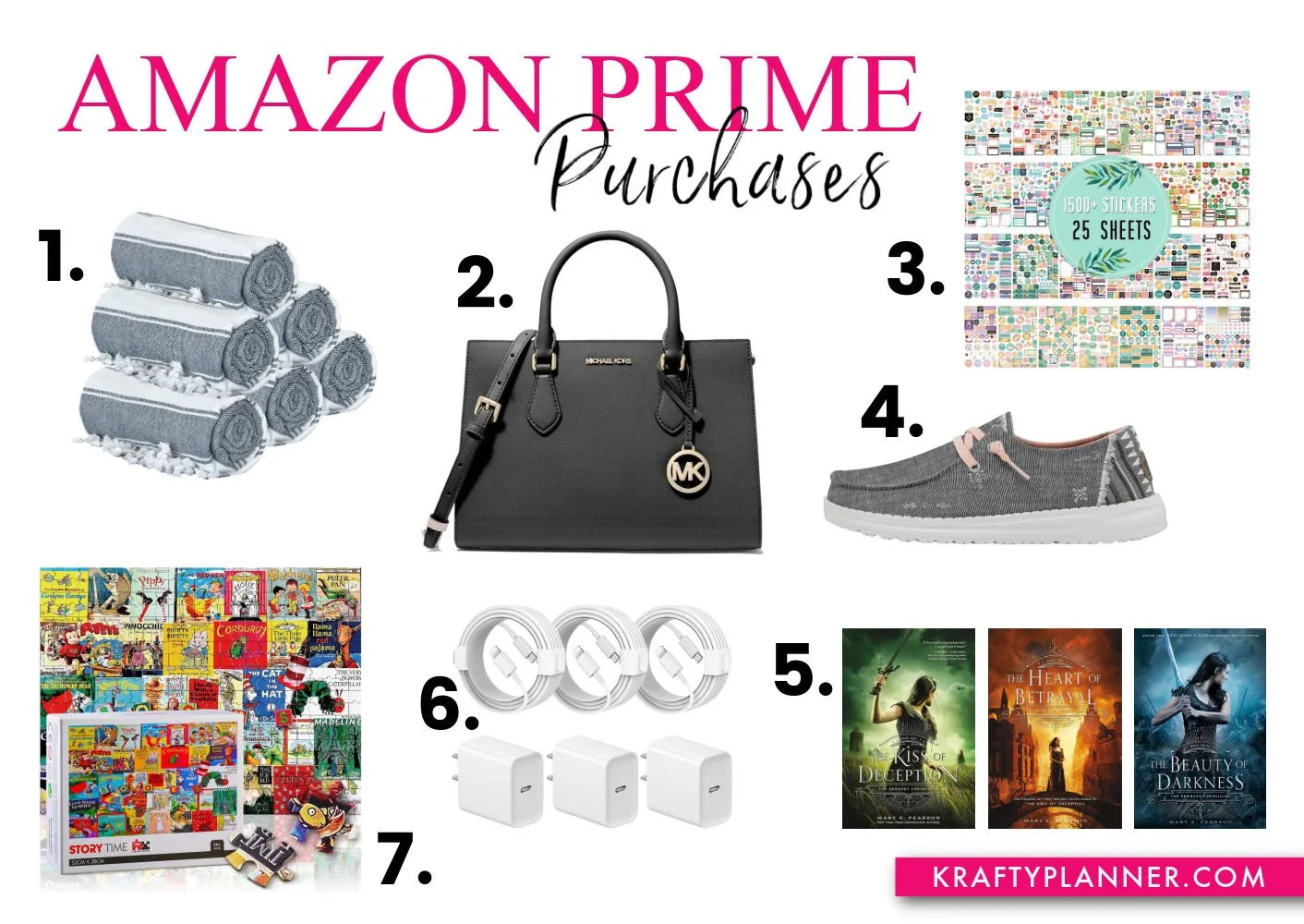 Amazon Prime Purchases - July 2024 — Krafty Planner