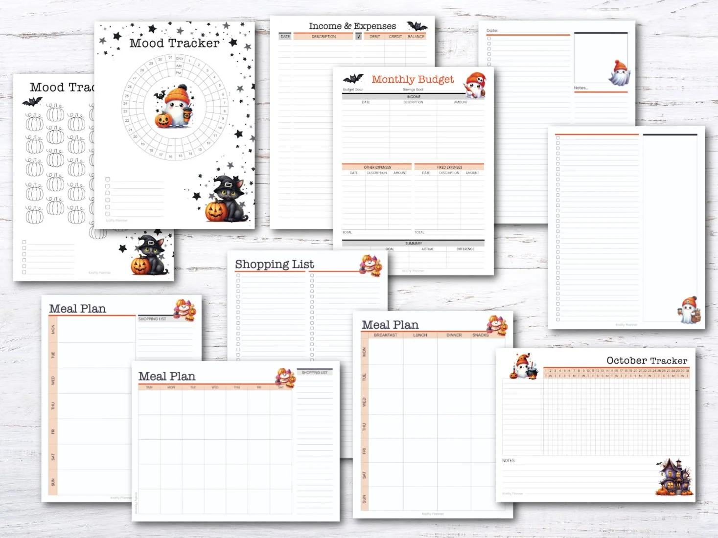 Free Printable October 2024 Planner — Krafty Planner