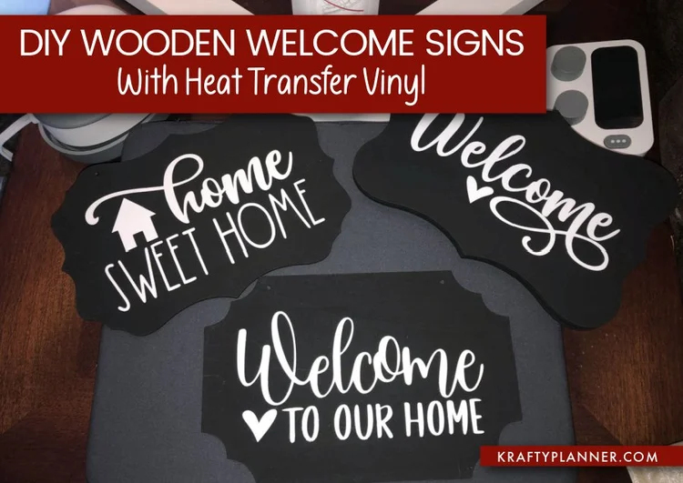 DIY Wooden Welcome Signs with xTool Mini — Krafty Planner